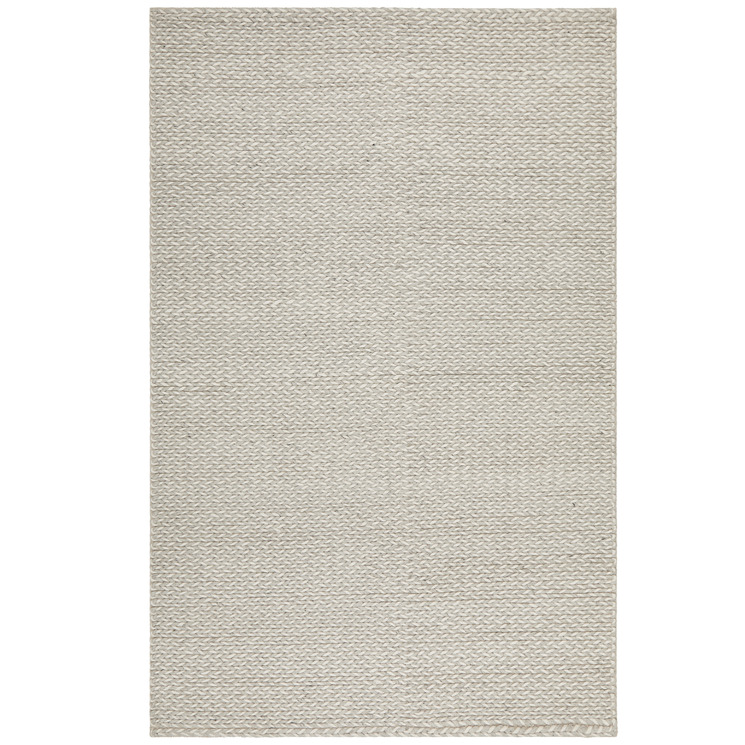 Network Rugs Caterina Grey Hand Woven Sumac Weave Wool & Viscose Rug ...