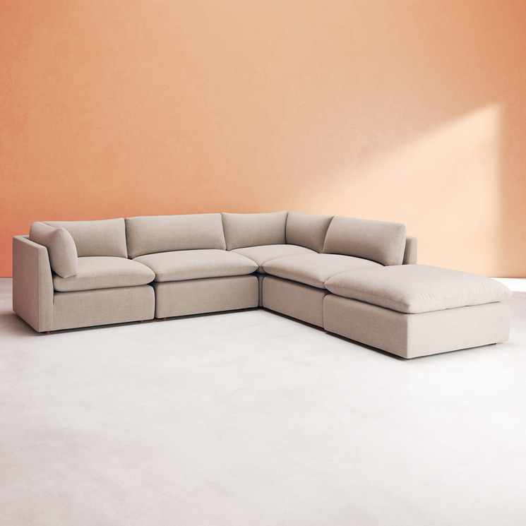 Temple & Webster Martine Premium 5 Piece Modular Set