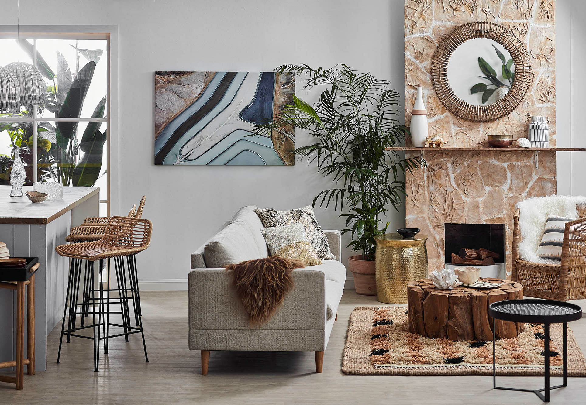 Country Kitchen room ideas. Laid-Back Lounge. By Temple & Webster