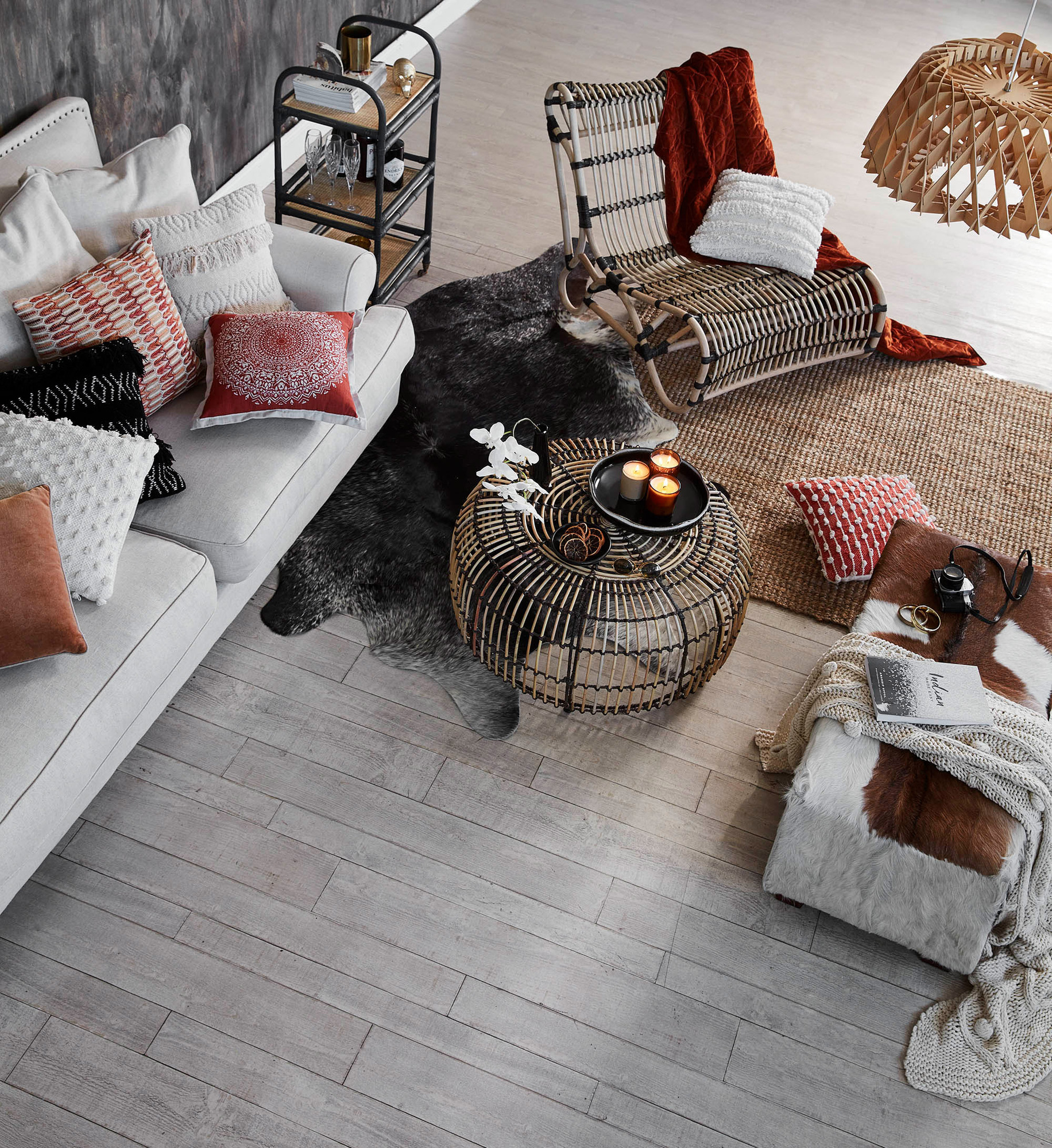 Casual Living Room room ideas. Wicker Wonder Den. By Temple & Webster