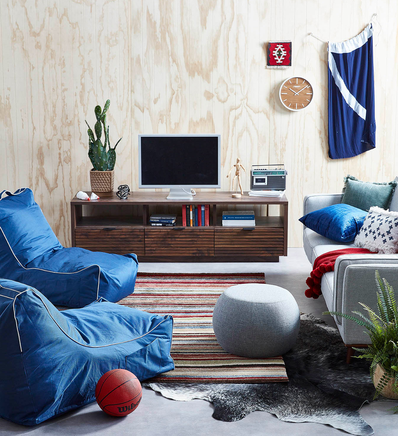 Casual Living Room room ideas. Geeky Quarters. By Temple & Webster