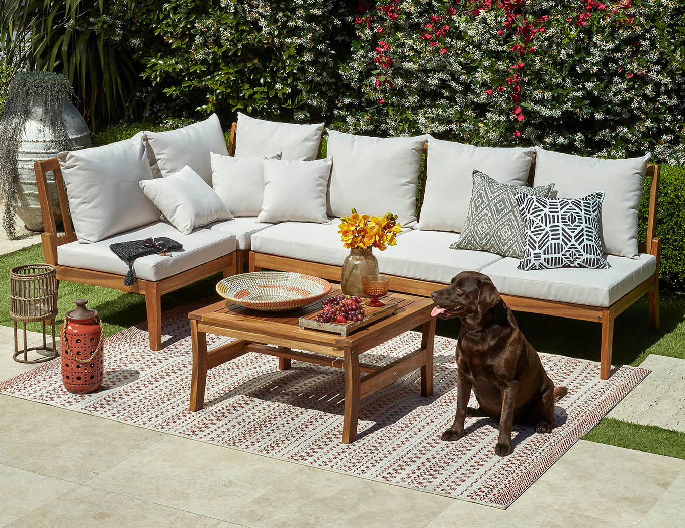 Casual Outdoor room ideas. Outdoor Lounging. By Temple & Webster