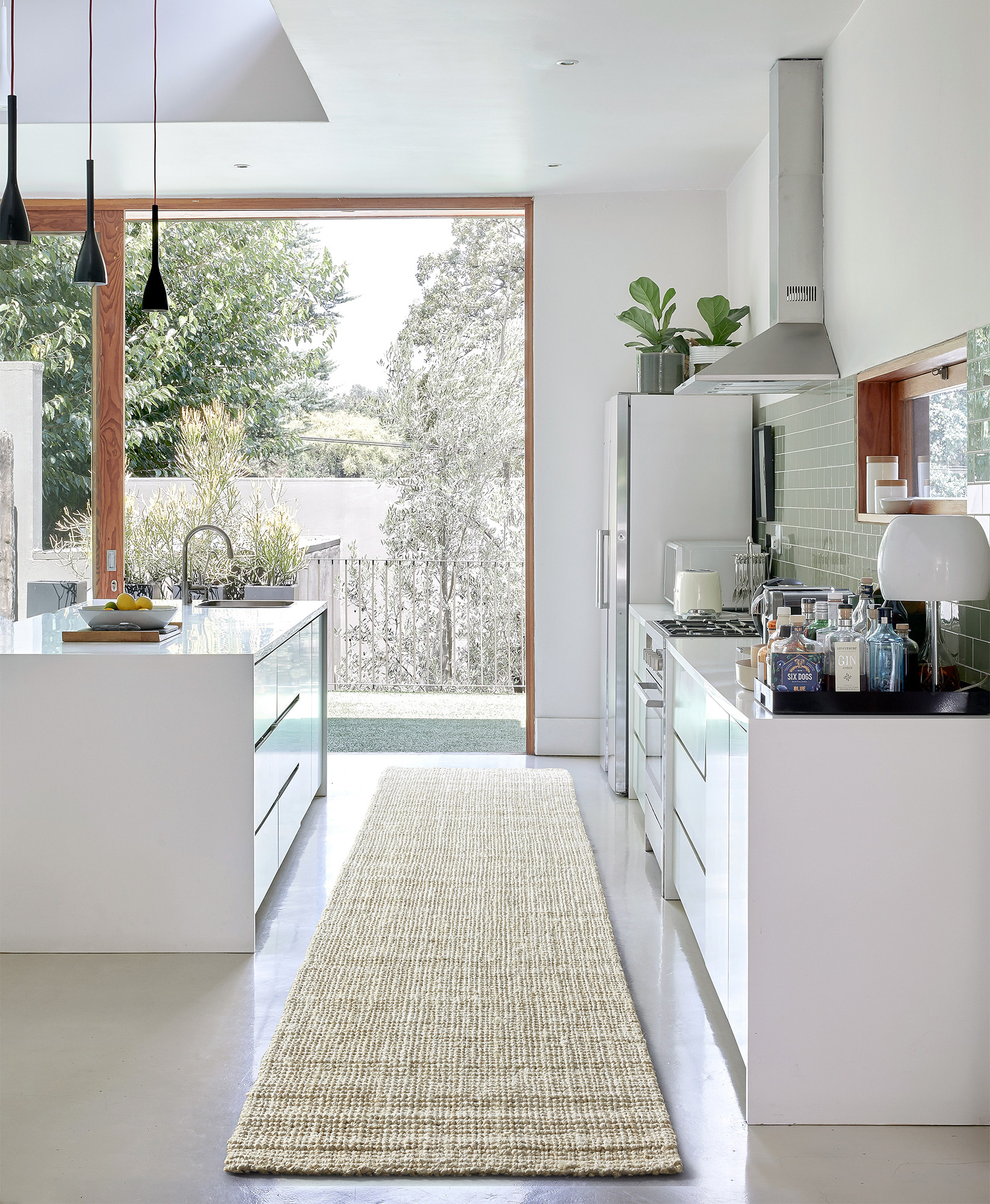 Coastal Kitchen room ideas. Beautiful Kitchen Runners. By Temple & Webster