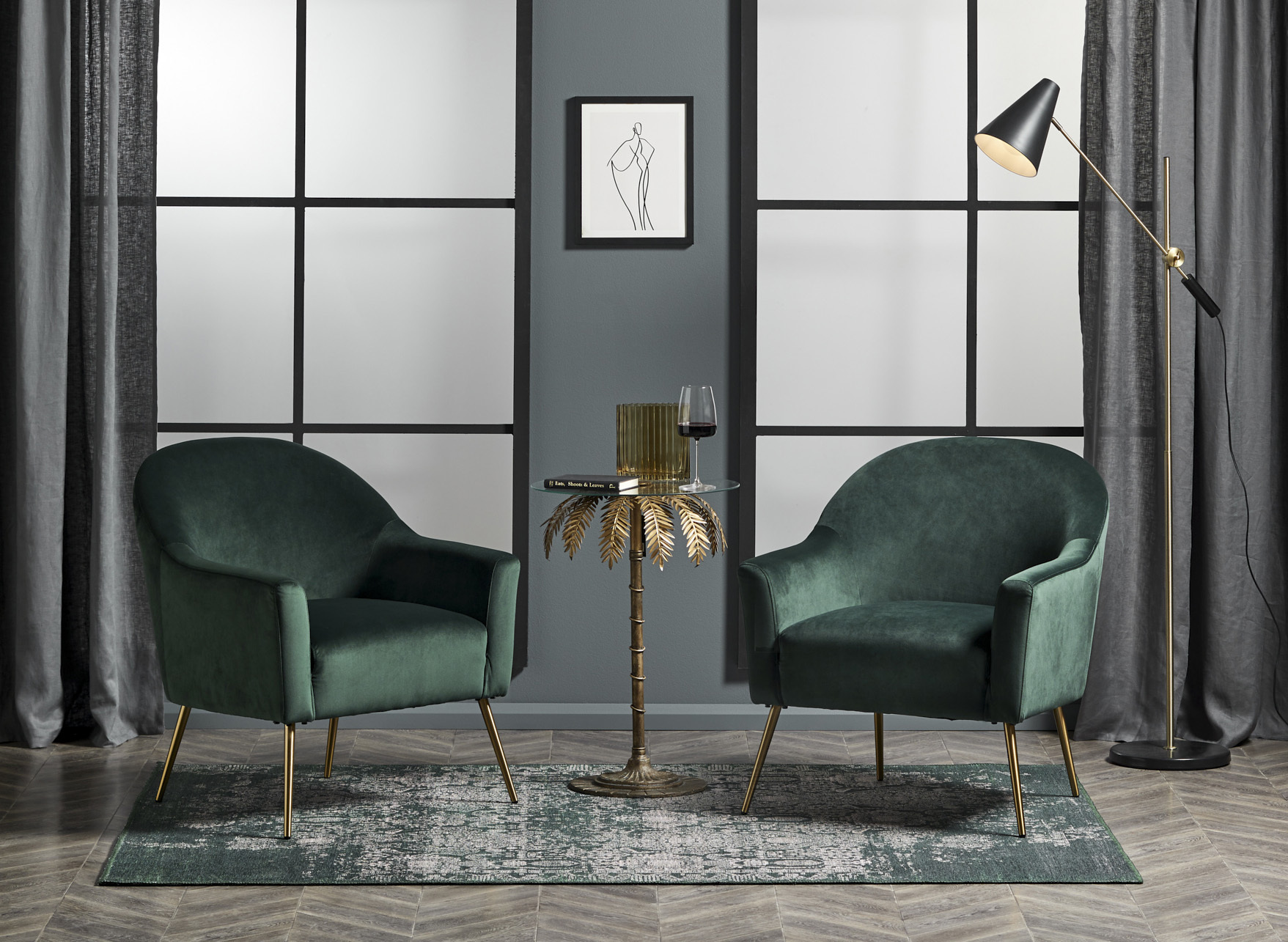 Contemporary Living Room room ideas. Luxe Look Formal Seating. By ...