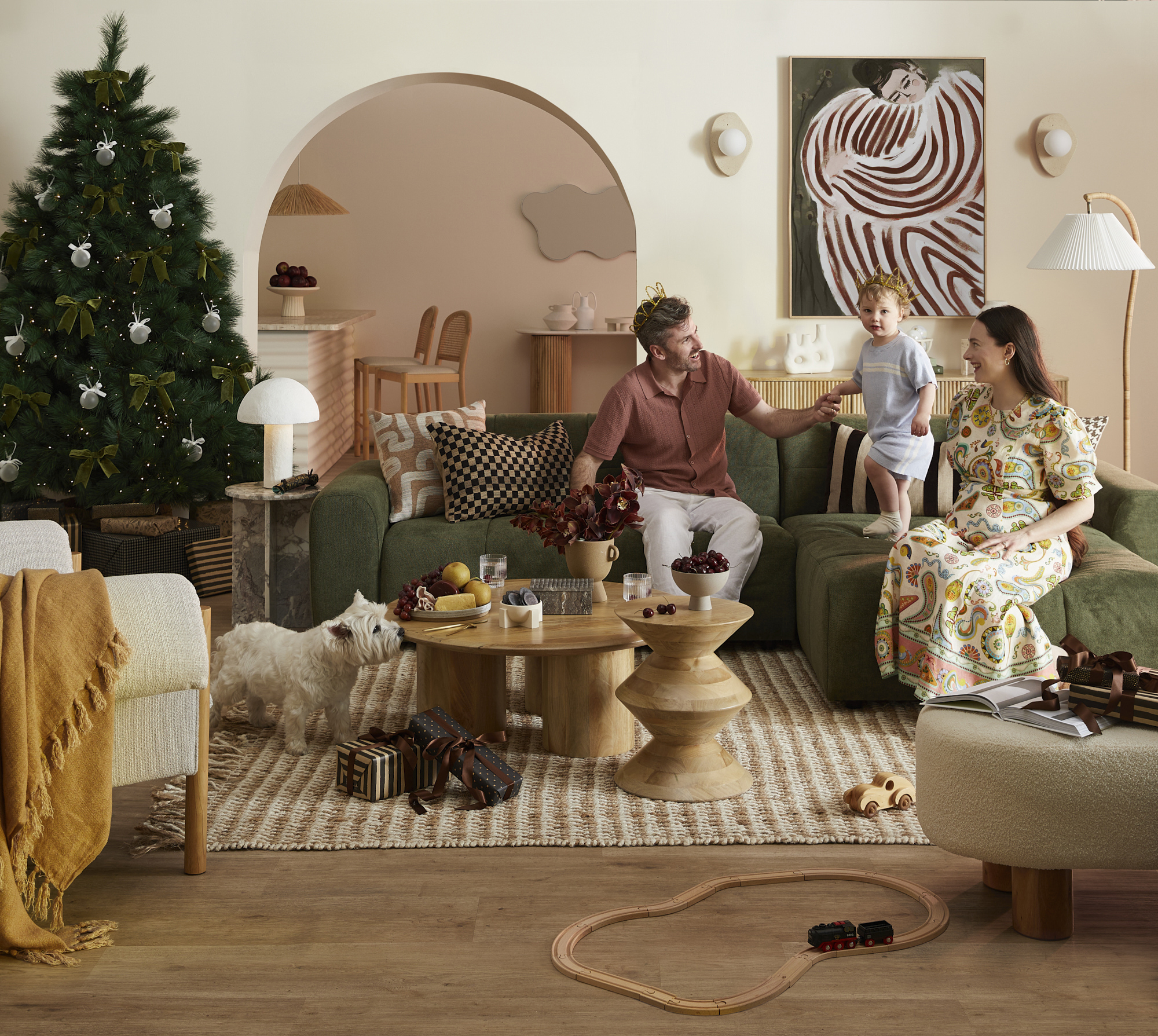 Casual Living Room room ideas. Merry Mingle Lounge. By Temple & Webster