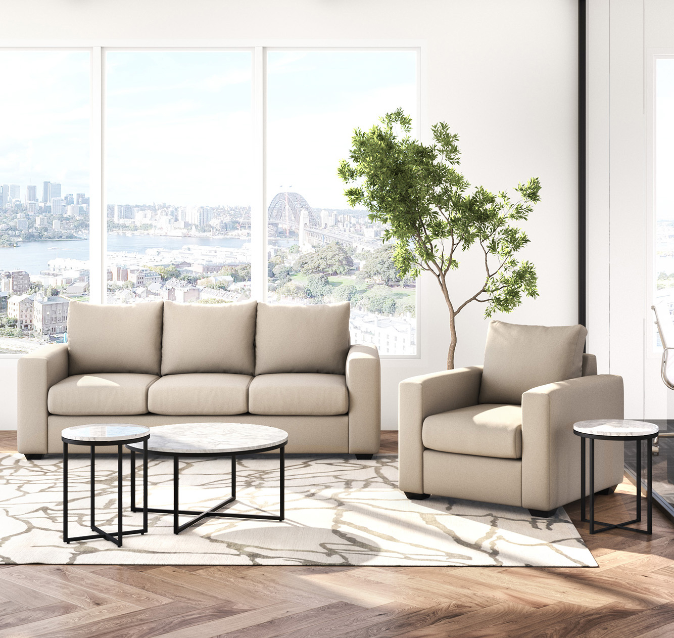 Casual Living Room room ideas. Elevated Elegance Living. By Temple ...