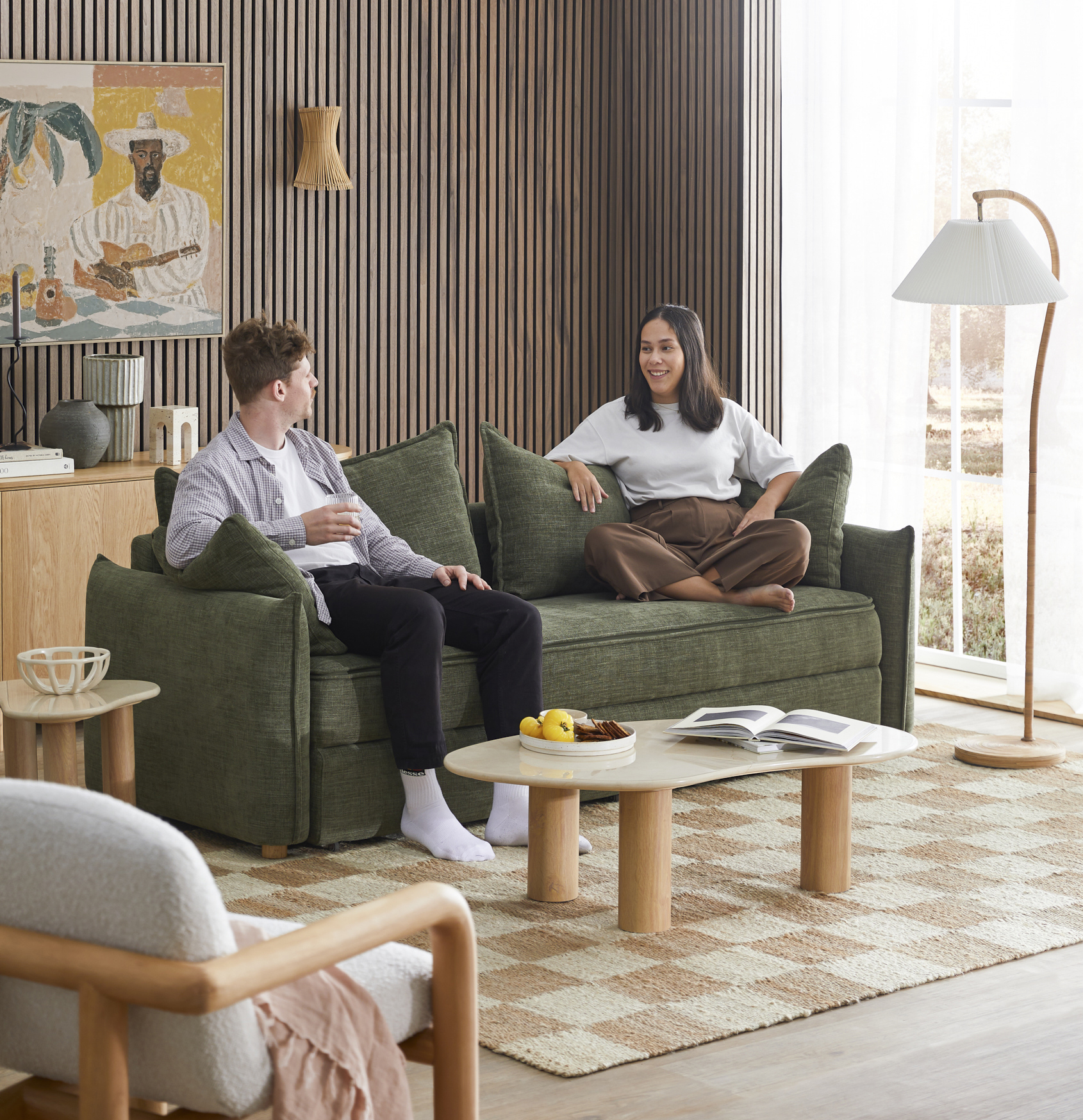 Casual Living Room room ideas. Pistachio Hazelnut Haven. By Temple ...