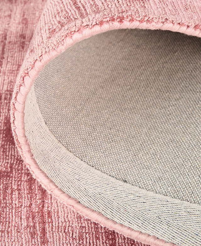 Network Rugs Blush Diona Hand-Loomed Viscose Rug | Temple & Webster