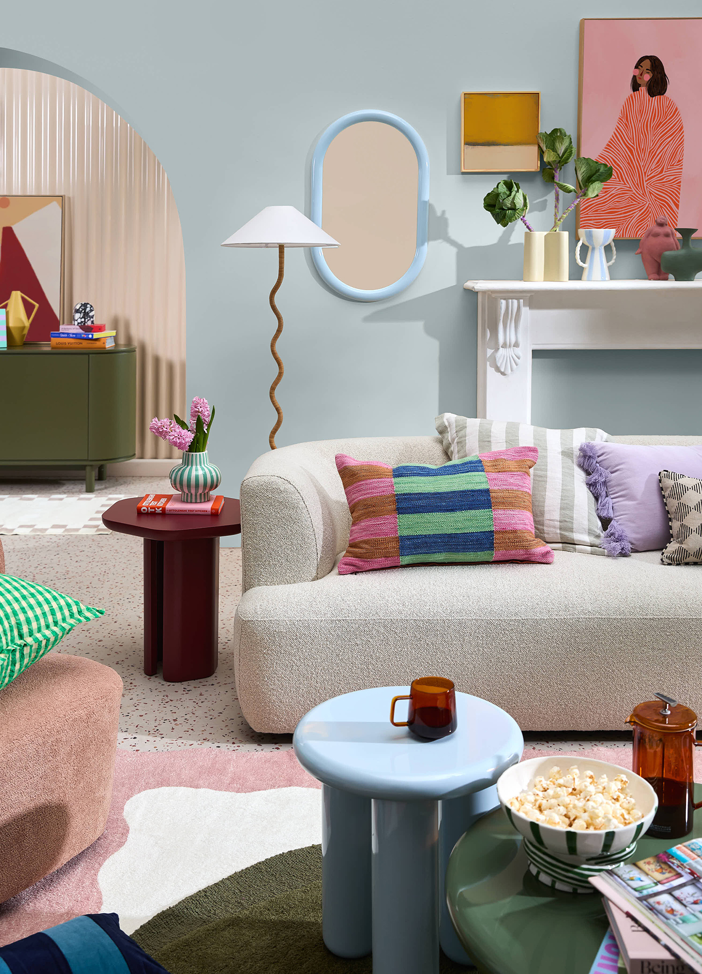 Contemporary Living Room room ideas. Bright Blend Living. By Temple ...