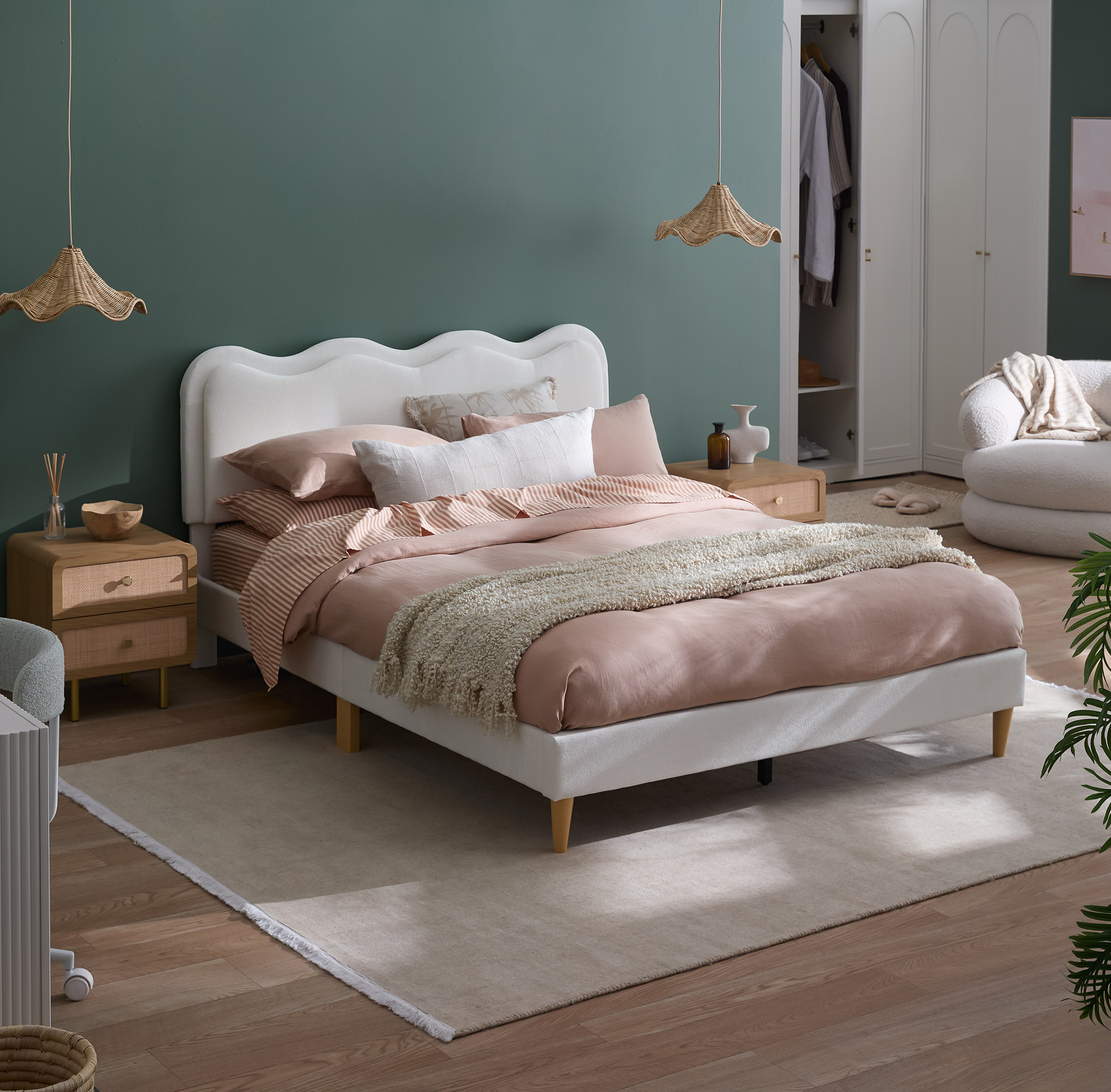 Contemporary Bedroom room ideas. Modest Muse Bedroom. By Temple & Webster