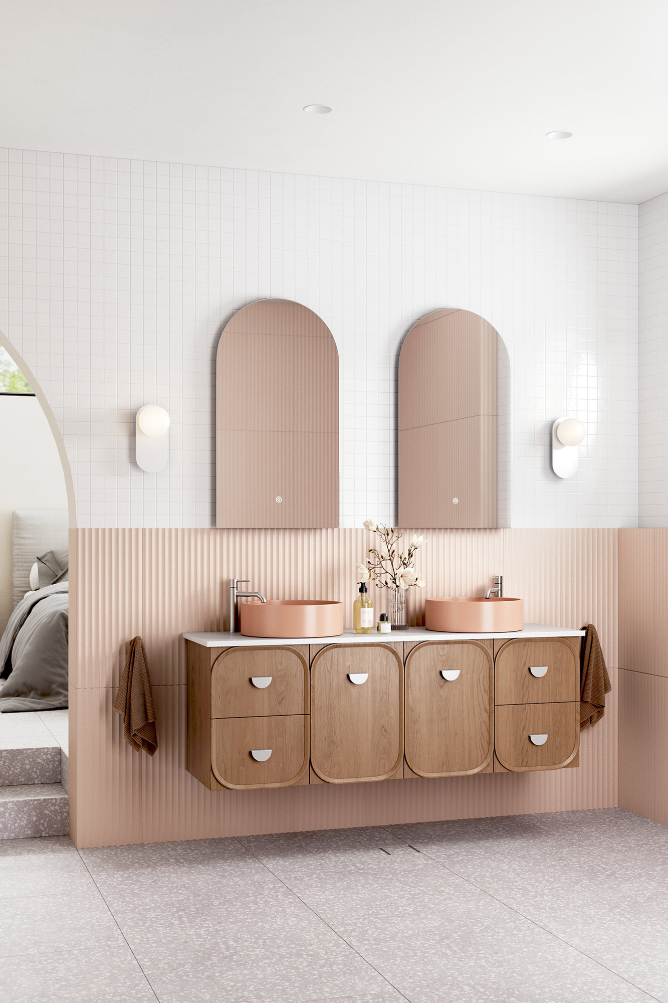Contemporary Bathroom room ideas. Marelle Parents Retreat . By Temple ...