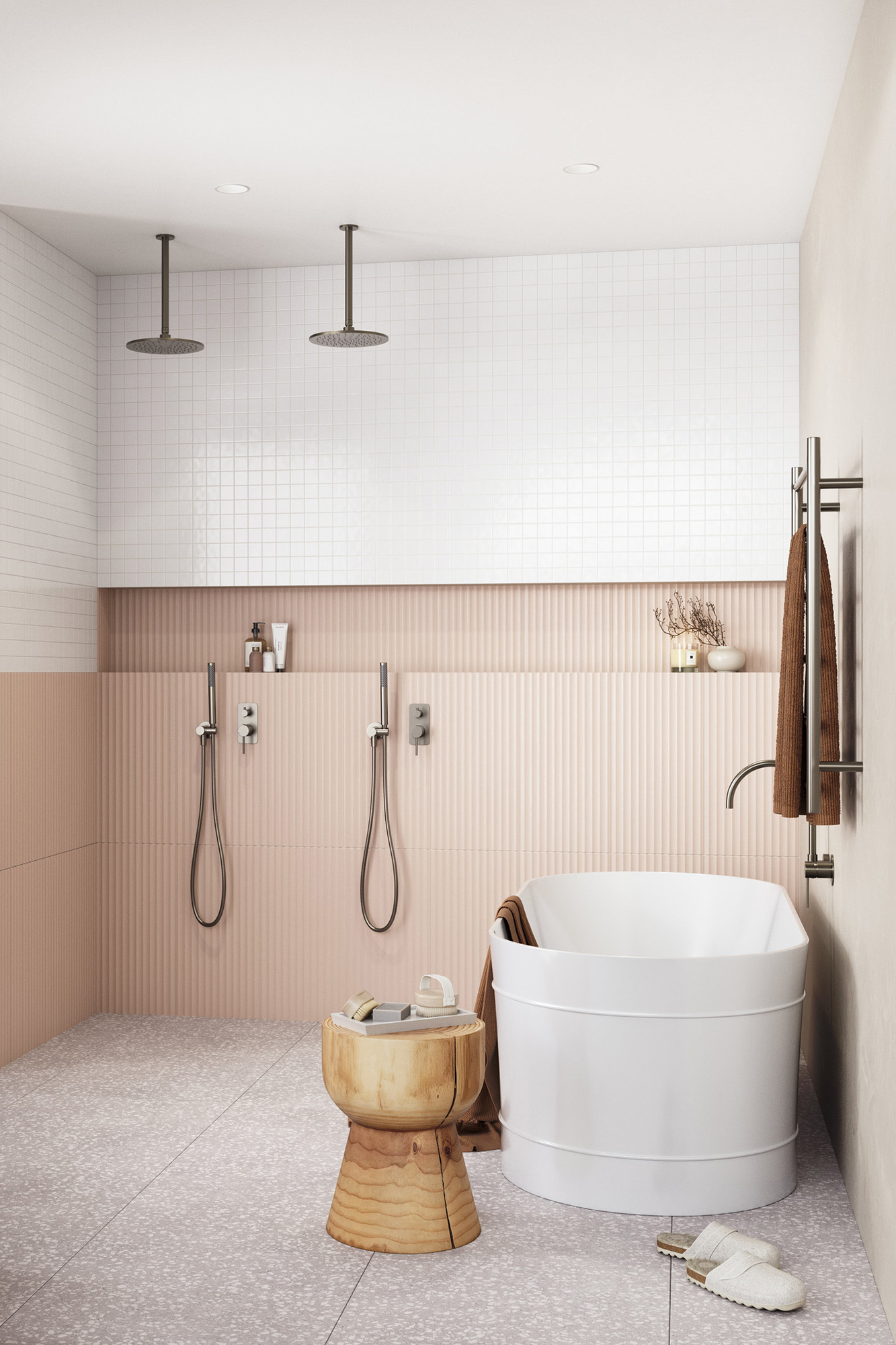 Contemporary Bathroom room ideas. Marelle Double Ensuite. By Temple ...