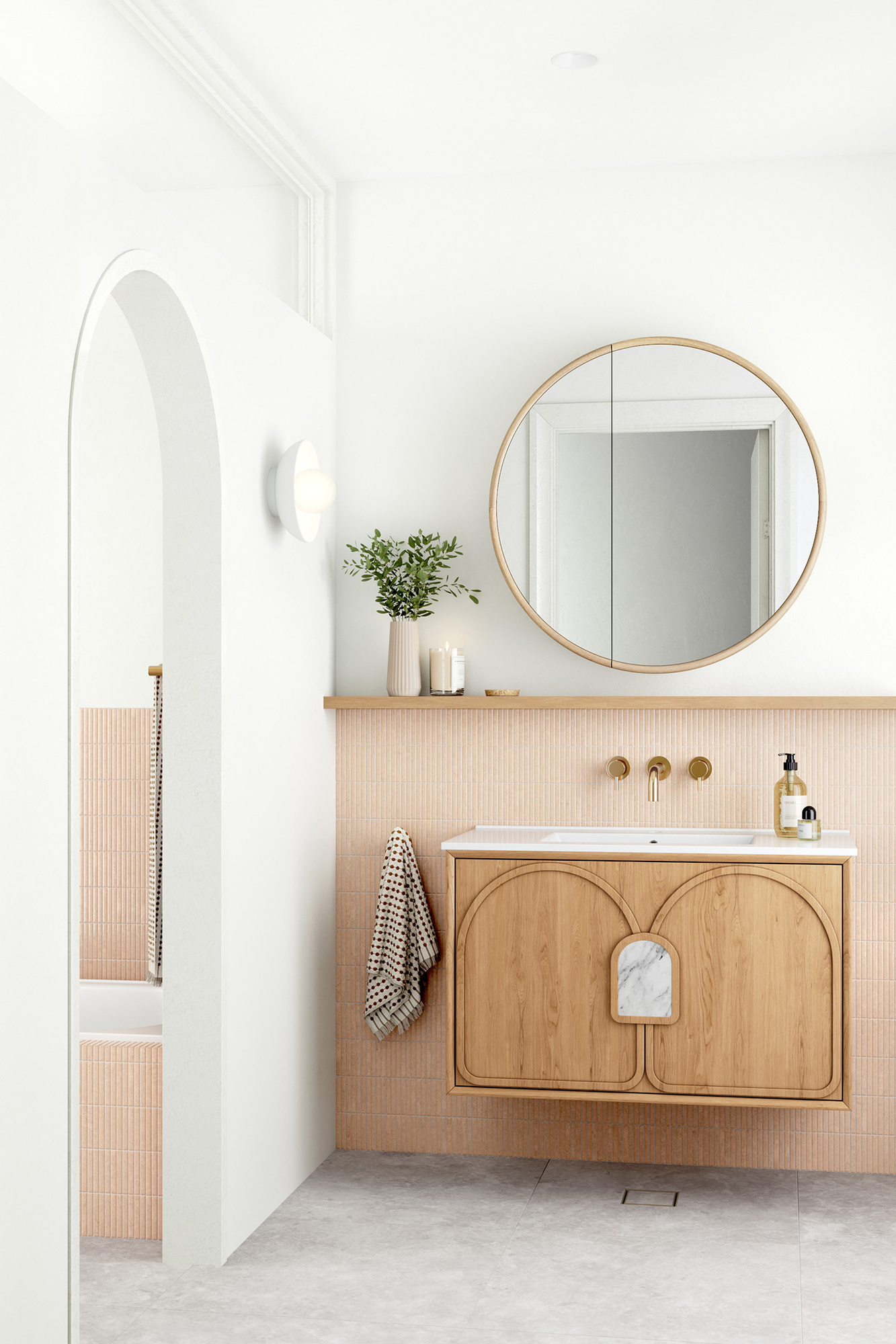 Contemporary Bathroom room ideas. Marelle Family Bathroom . By Temple ...