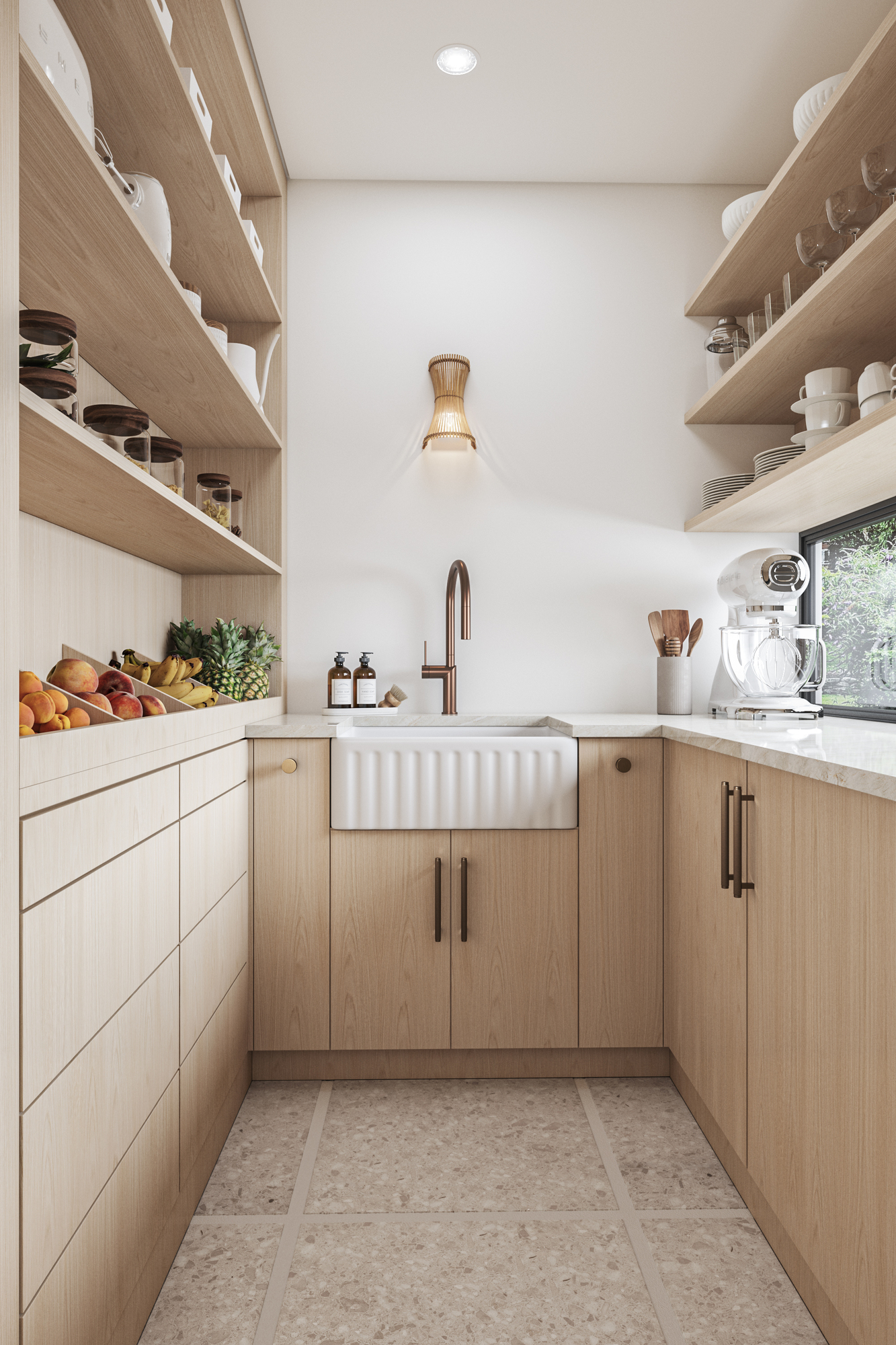 Contemporary Kitchen room ideas. Natural Light Kitchen. By Temple & Webster