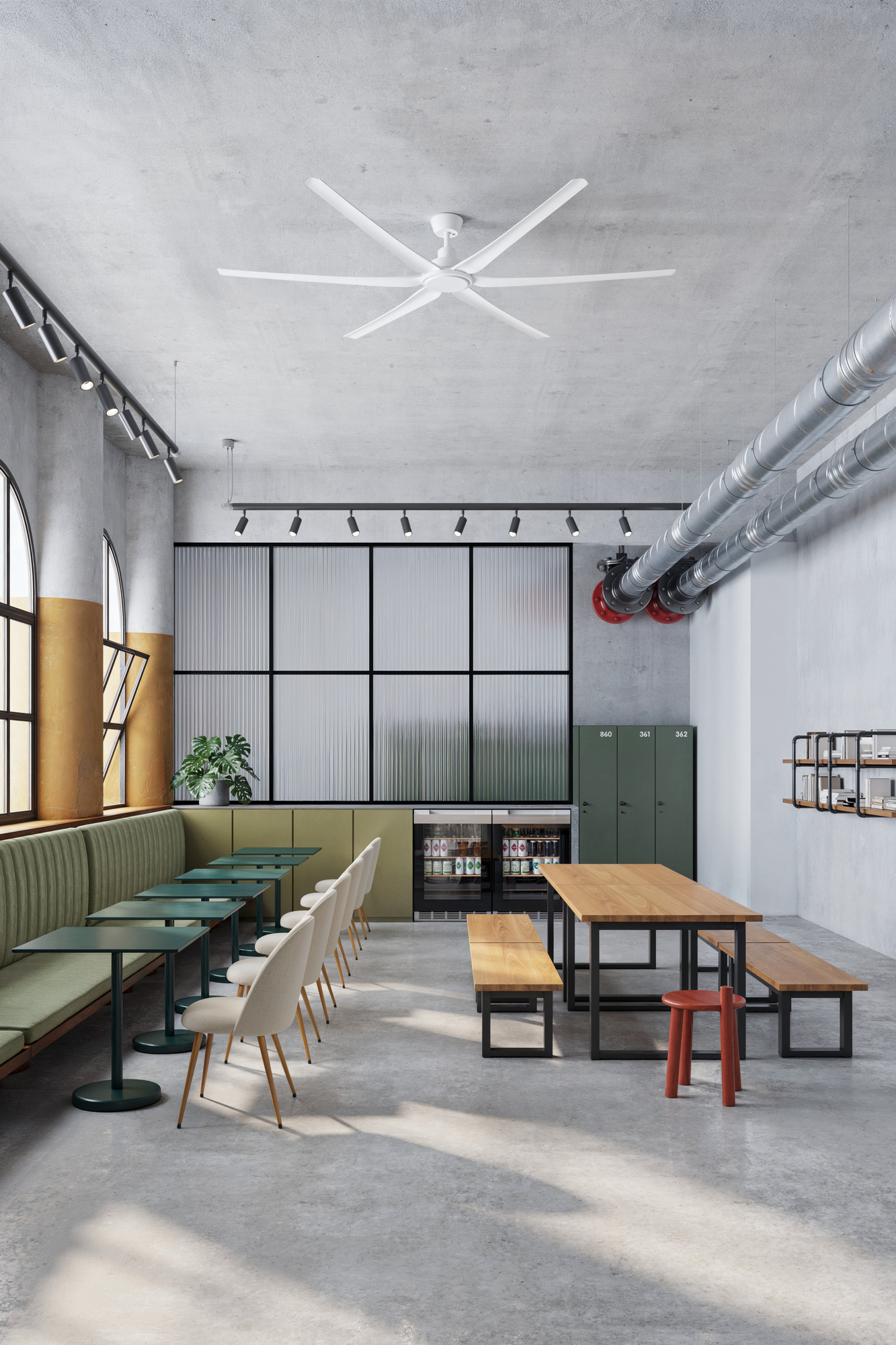 Industrial Dining Room room ideas. Modern Industrial Breakout. By ...