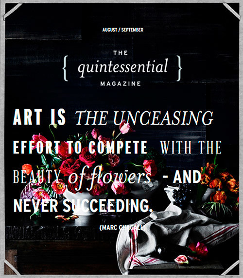 The Quintessential Magazine - The Flower Issue | Temple & Webster