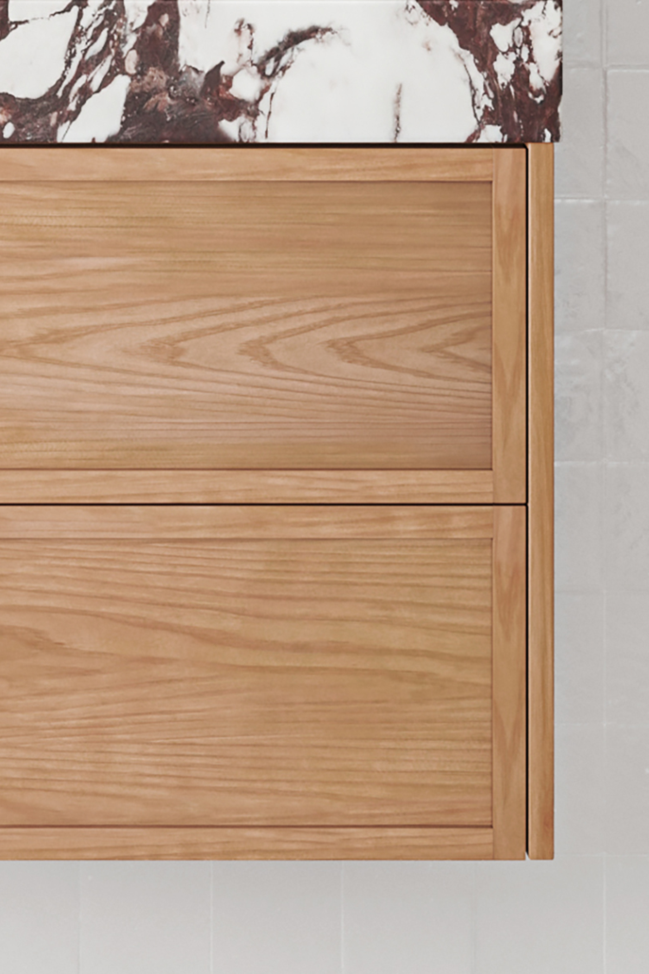 Temple & Webster Viola-Look 900mm Wall-Hung Single Vanity