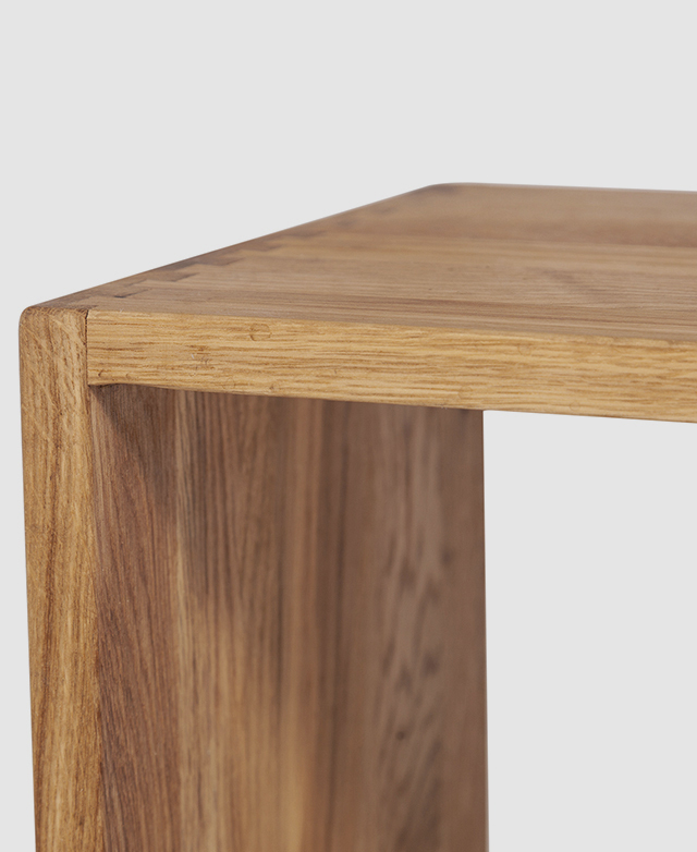BayviewLiving Ollie Oak Wood Side Table | Temple & Webster