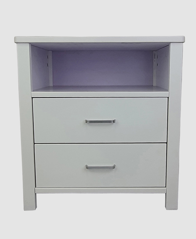 Western Designs White Leo Bedside Table | Temple & Webster