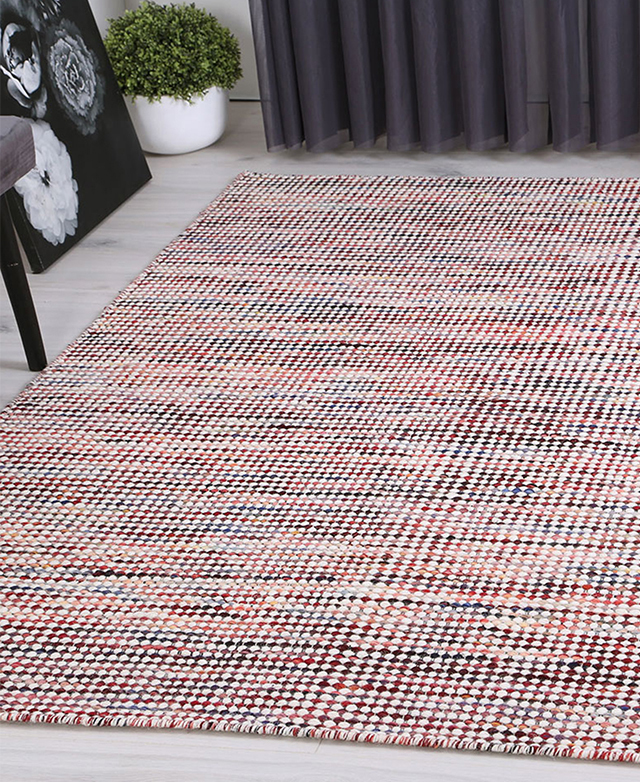 Lifestyle Floors Multi-Coloured Skandi Wool-Blend Rug | Temple & Webster