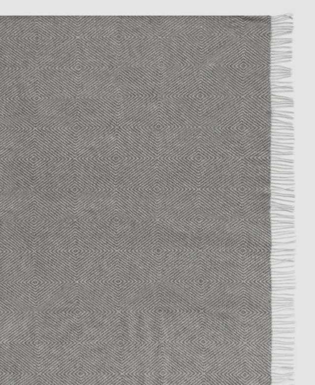 Capeview Interiors Hampton Merino Wool-Blend Throw Rug | Temple & Webster