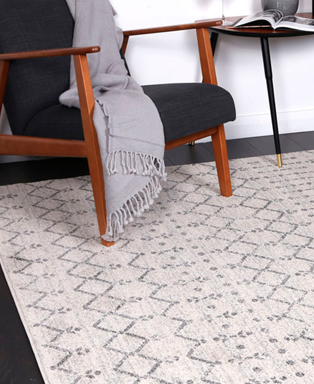 Lifestyle Floors Grey Delicate Modern Rug | Temple & Webster