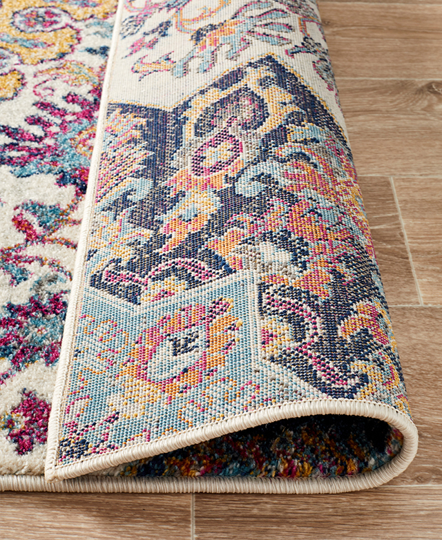 Network Rugs Rust Eser Laiya Rug | Temple & Webster