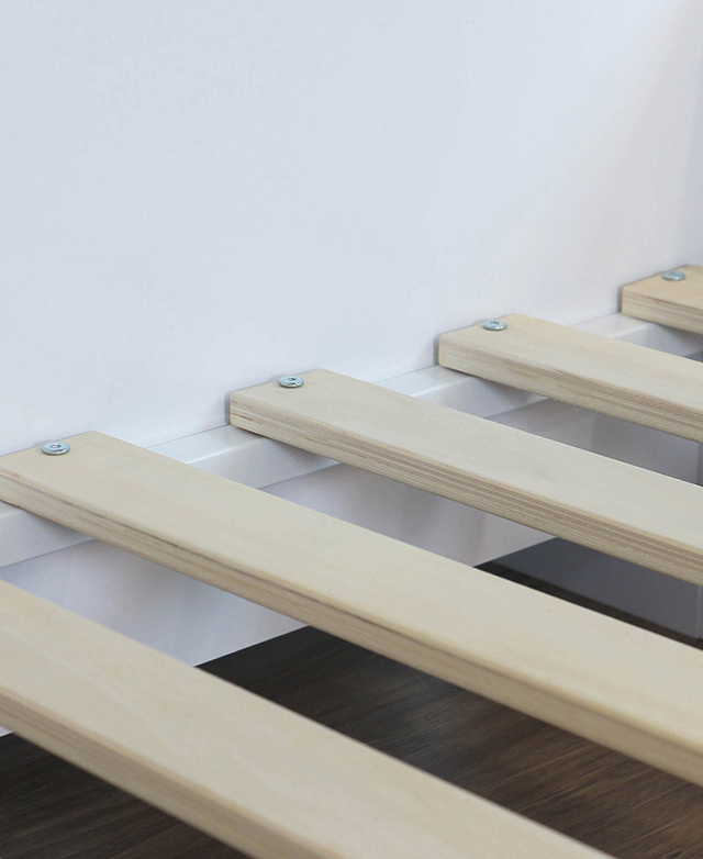 Temple & Webster Castel Single Bunk Bed with Shelves