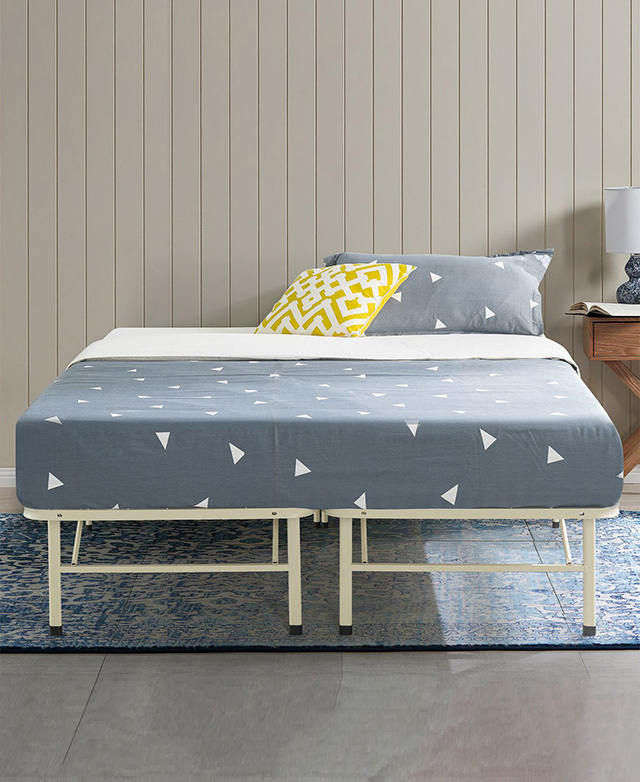 Studio Home White SmartBase H35.5cm Steel Bed Base | Temple & Webster