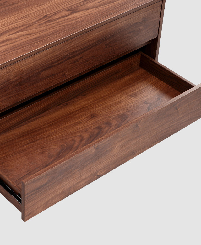 Temple & Webster 180cm Walnut Rhet TV Unit