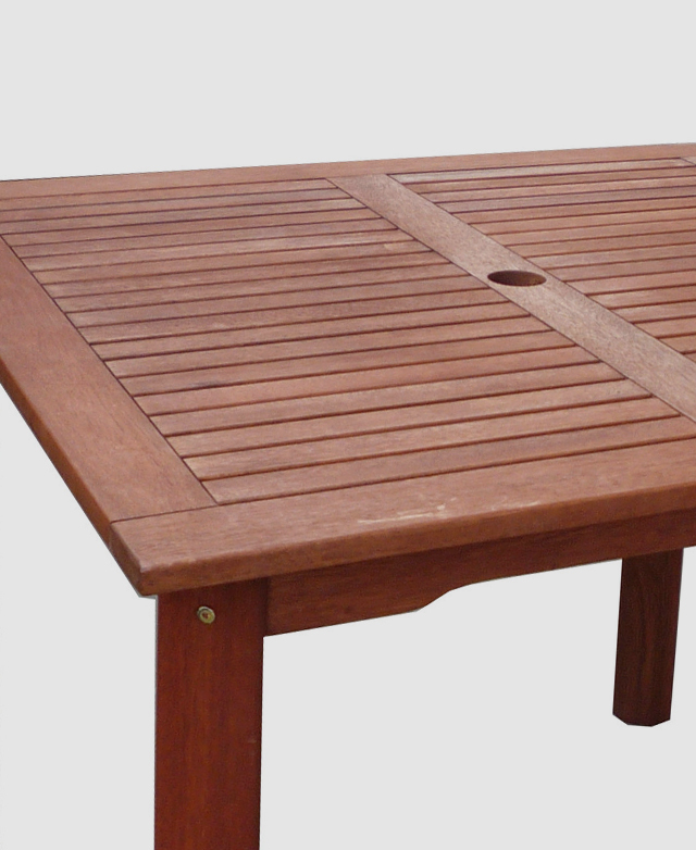 Woodlands Outdoor Furniture Richmond Square Outdoor Timber Table ...