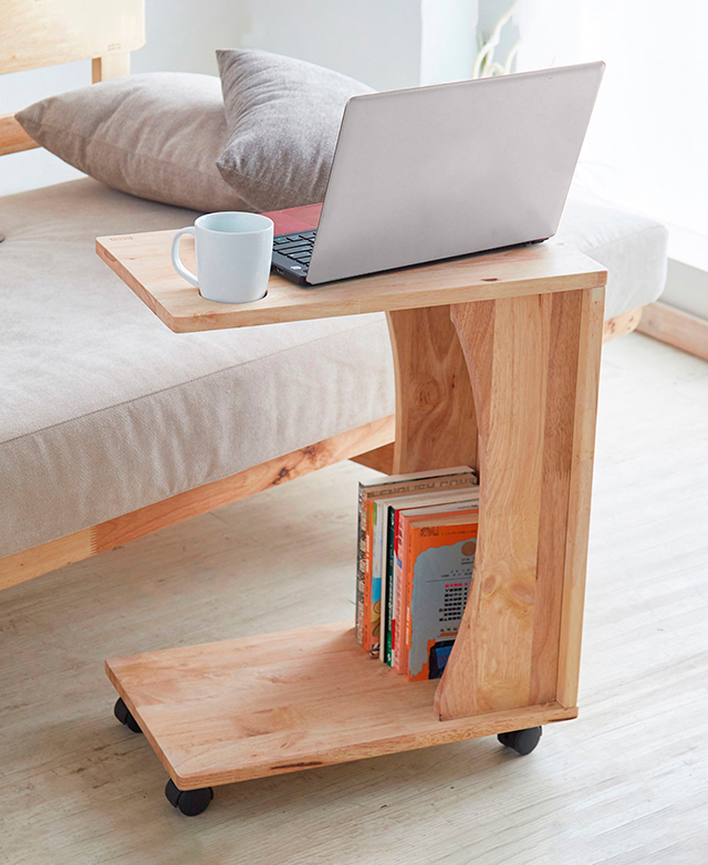 Maja Ansel Design Pacman Rubberwood Side Table | Temple & Webster