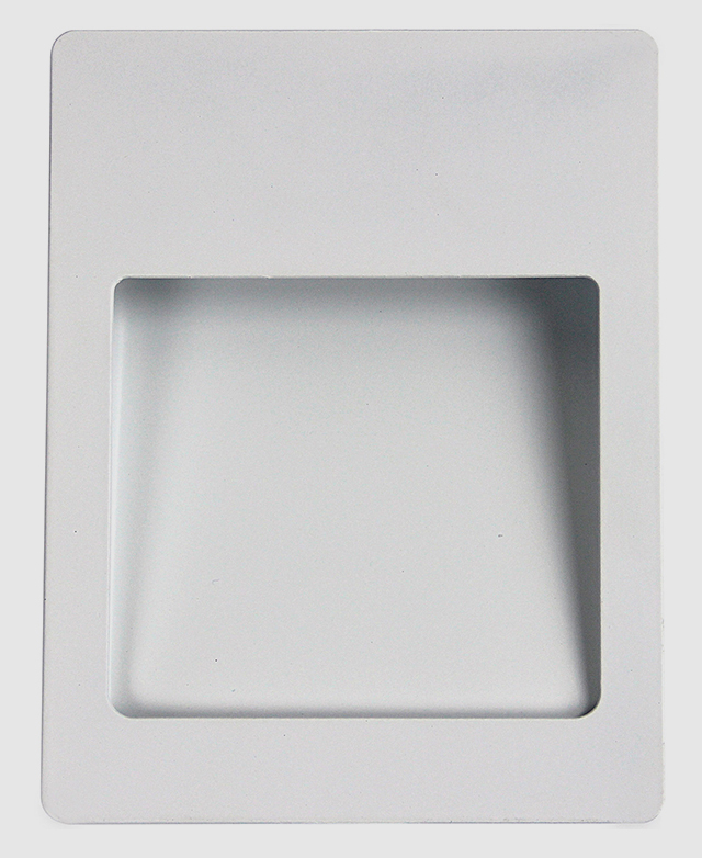 Zander Lighting Kekoo White Metal Recessed LED Wall Light | Temple ...