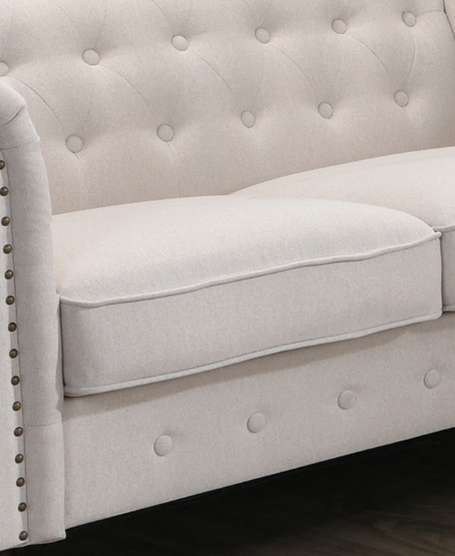 By Designs Cornelia Chesterfield 2 Seater Sofa | Temple & Webster