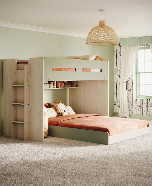 Temple & Webster Campbell Single Over Double Bunk Bed