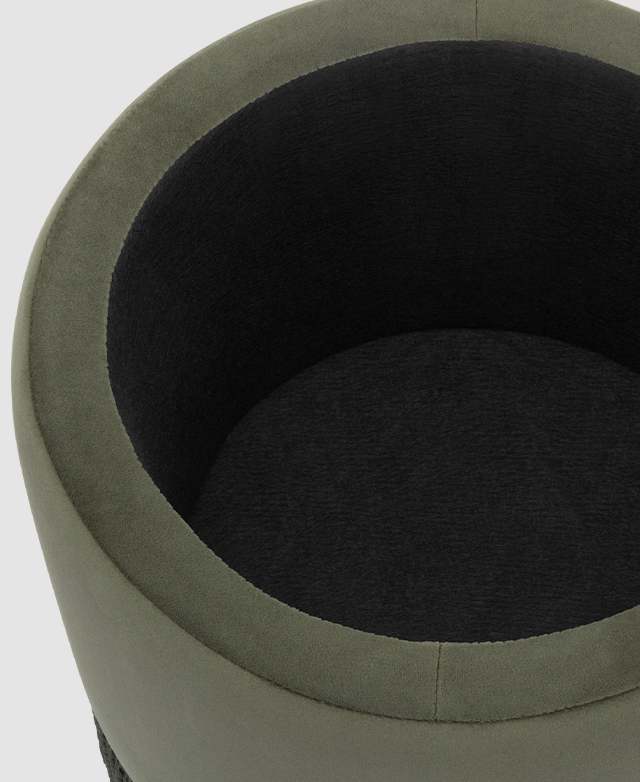 Hepburn Velvet Storage Ottoman | Temple & Webster