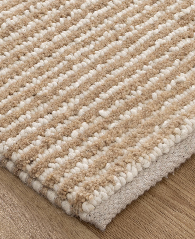 Lifestyle Floors Sand Lucia Hand-Woven Wool Rug | Temple & Webster