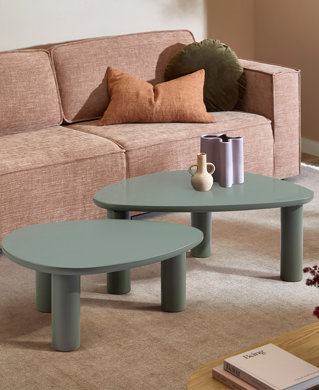 Temple & Webster 2 Piece Nolan Nesting Coffee Table Set