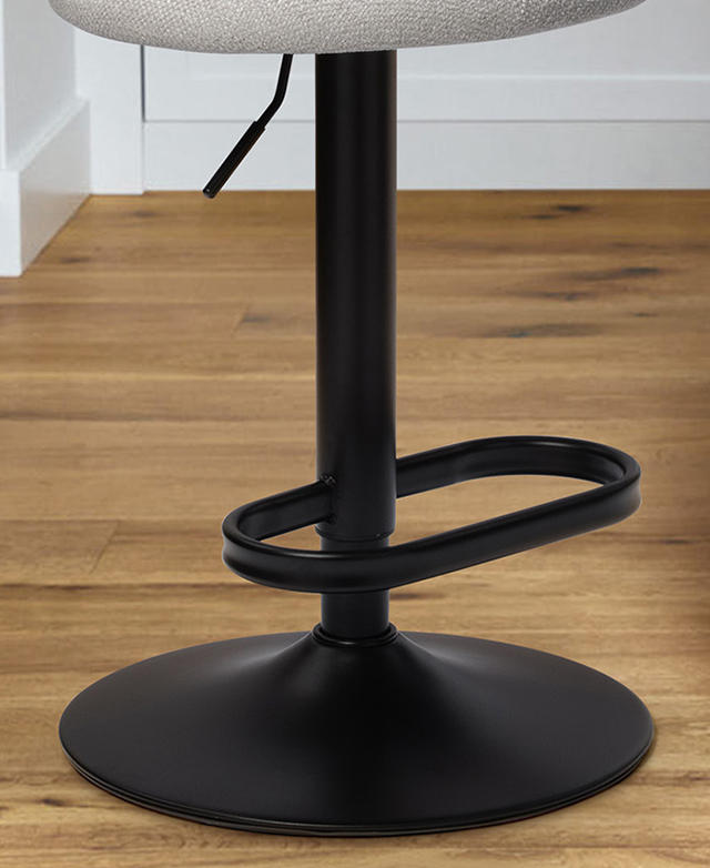 Temple & Webster Noel Boucle Adjustable Bar Stools