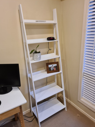 York street White Chole 6 Tier Ladder Shelf & Reviews | Temple & Webster