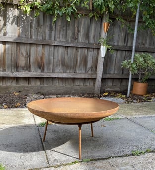 MilkcanProducts Morocco 60 Rust Fire Pit | Temple & Webster