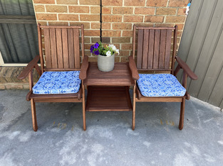 Woodlands Outdoor Furniture West Bay Jack & Jill Chair | Temple & Webster