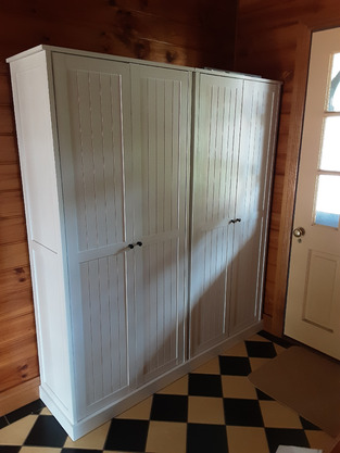 In Home Furniture Style Large Hamptons 5 Tier Multi-Purpose Cupboard ...