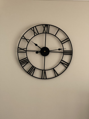 Toki Black Carl Wall Clock & Reviews | Temple & Webster