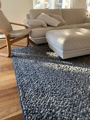 ElementalRugCollective Volcano Fish Eye Hand-Woven Wool Area Rug ...