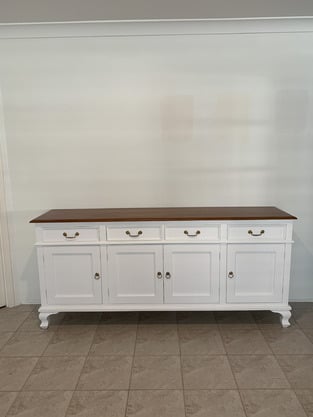 LaVerde Farmhouse 4 Door 4 Drawer Buffet | Temple & Webster
