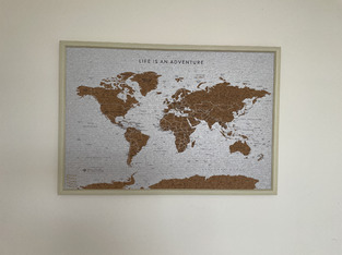 Splosh World Map Travel Board | Temple & Webster