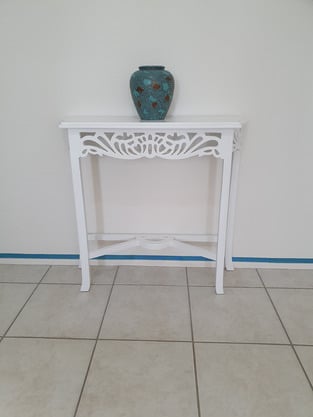 LaVerde White Wooden Console Table | Temple & Webster