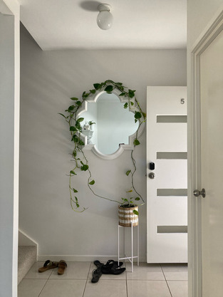 Hamilton Furniture Amal Mirror White | Temple & Webster
