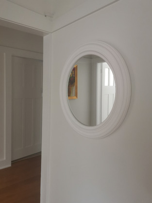 Hamilton Furniture Round Angie Birch Mirror | Temple & Webster